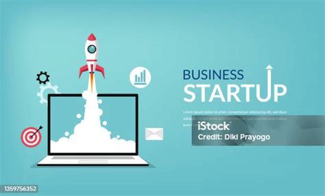 로켓 기호가 있는 제품을 출시하는 비즈니스 스타트업 개념 벡터 일러스트 시작 0명에 대한 스톡 벡터 아트 및 기타 이미지 0명 개념 개발 Istock
