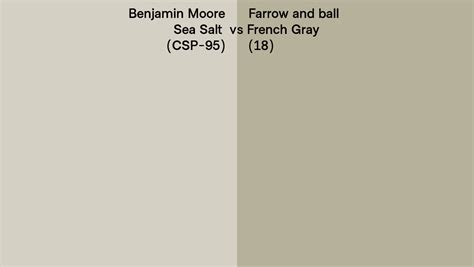 Benjamin Moore Sea Salt Csp 95 Vs Farrow And Ball French Gray 18 Side By Side Comparison