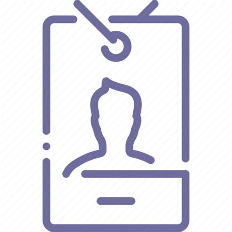 Access Badge Card Id Icon
