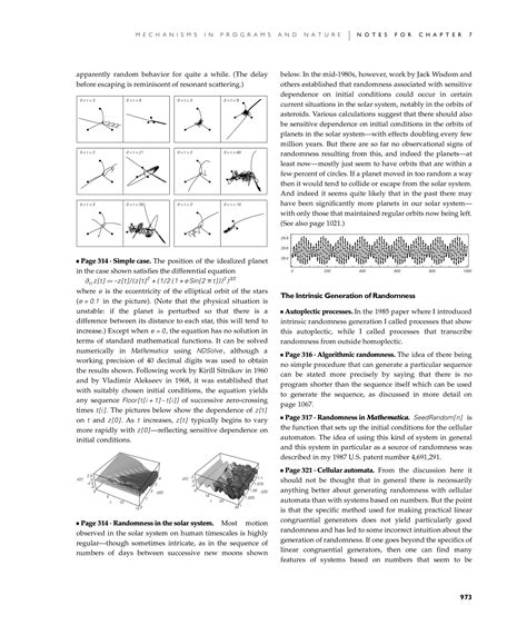 Notes For The Intrinsic Generation Of Randomness A New Kind Of Science Online By Stephen