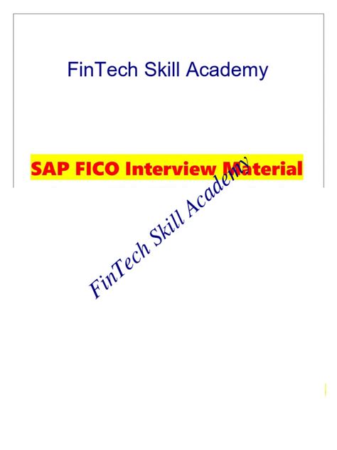 Sap Interview Material Pdf Debits And Credits Receipt