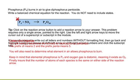 Solved Phosphorus P4 Burns In Air To Give Phosphorus