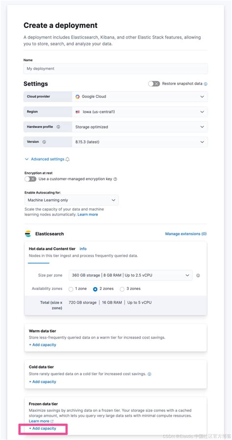 使用热冻结数据层生命周期优化在 Elastic Cloud 中存储日志的成本 Csdn博客