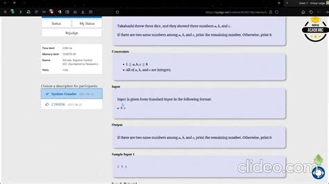 How To Use Vjudge With An Example Youtube