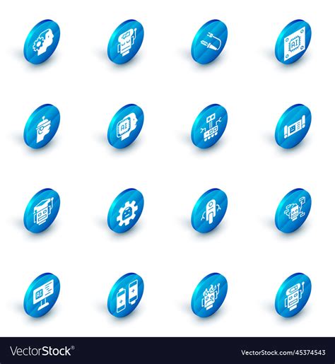 Set Robot Low Battery Charge Soldering Iron Vector Image