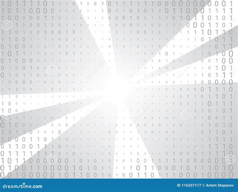 Binary Computer Code Background Stock Illustration Illustration Of