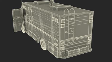 Nypd Mobile Command Center Rigged For Maya 3d Model 149 Ma Free3d