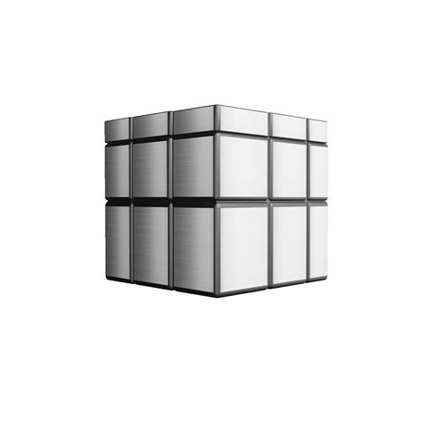 3d Model Mirror Cube Vr Ar Low Poly Cgtrader
