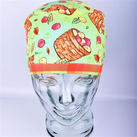 Stretchy Full Coverage Scrub Cap Rainbow Party Scrub Cap Hats