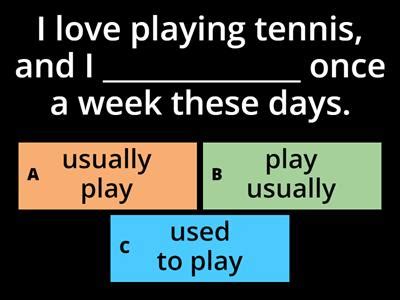 Used To Recursos De Ensino