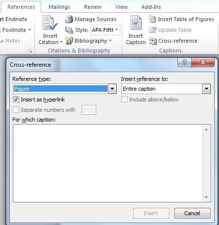 Use Cross References To Link To Other Parts Of A Document Microsoft Blog