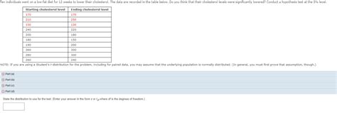 Solved Part B Part C Part D State The Distribution To