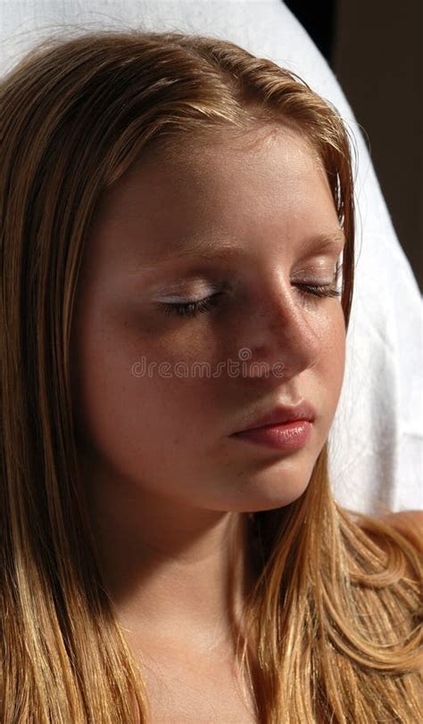 Portret Van Jonge Langharig Stock Foto Image Of Portret Blond 3140068
