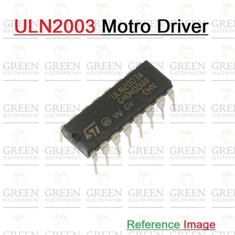 3pcs Uln2003 Motor Driver Ic Uln 2003 Dc 5v 16 Pin Motor Driver Ic For Arduino Diy Bd