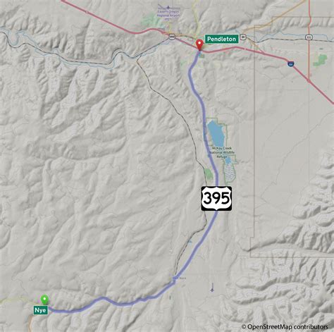 American Auto Trail—oregon Washington Highway Nye To Pendleton Or