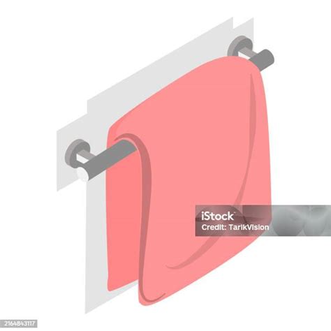 수건의 3d 아이소 메트릭 플랫 벡터 세트 항목 6 가정의 방에 대한 스톡 벡터 아트 및 기타 이미지 가정의 방 건조한