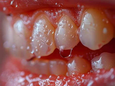 Premium Photo A Sparkling Clean Set Of Teeth After A Dental Cleaning