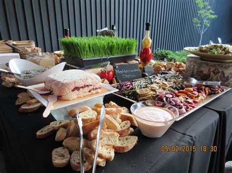 Our Mediterranean Station Goat Cheese And Sundried Cranberry Relish