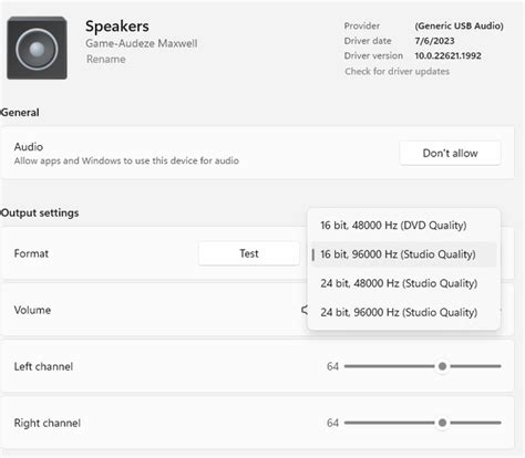 Best Windows Output Format For Maxwell Raudeze