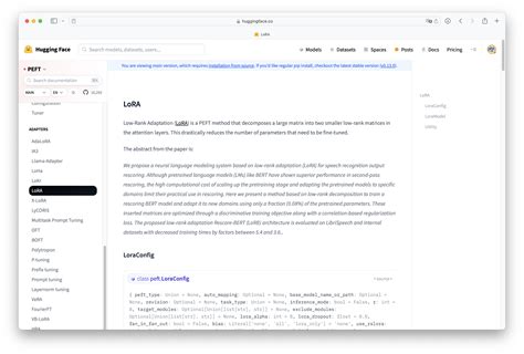 Peft（parameter Efficient Fine Tuning） Unlock Hf