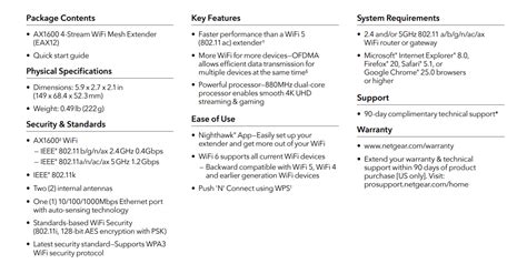NETGEAR EAX Wireless Mesh Extender WiFi Networking Scorptec Computers
