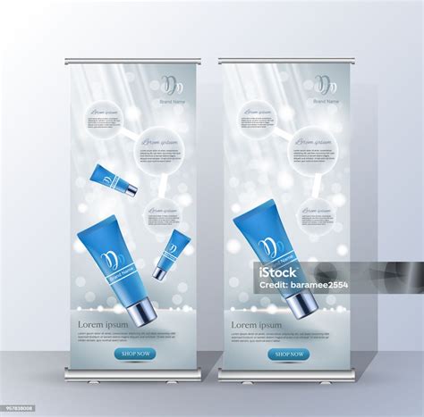 롤업 배너 비즈니스 디자인 배경 브로슈어 서식 파일 레이아웃 표지 디자인 연례 보고서 전단지 프레 젠 테이 션 배경 디스플레이 깃발 배너 레이아웃 사각형 비닐 벡터