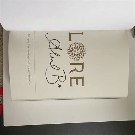 Owlcrate Exclusive Edition Of Lore By Alexandra Depop