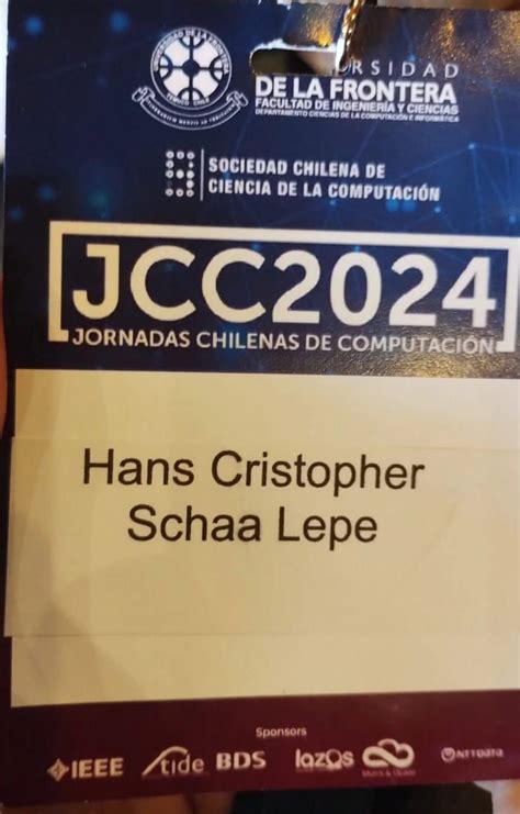 Im Pleased To Have Participated In The 2024 43rd International Conference Of The Chilean