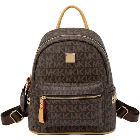 고품질 Pvc 프린트 패브릭 백팩 다기능 대용량 백팩 여성 디자이너 숄더백 학교 가방 Aliexpress