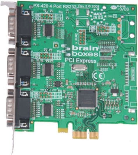Px 431 Brainboxes Brainboxes 3 Port Pcie Rs232 Serial Card 389 574
