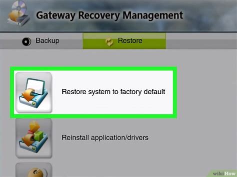 How To Reset Your Gateway Laptop To Factory Settings