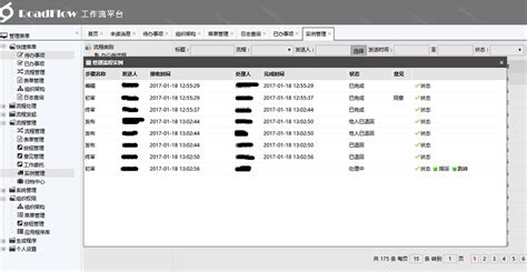 Web可视化流程设计器 流程实例管理