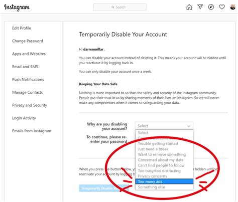 How To Temporarily Disable Or Suspend Your Instagram Account Phandroid