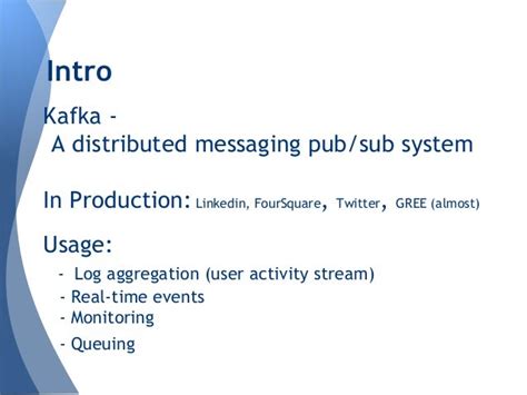 Kafka Evaluation High Throughout Message Queue