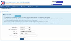 How To Generate Upload ECR File For PF Return In