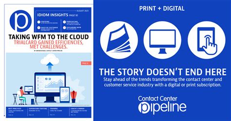 Contact Center Pipeline August Issue