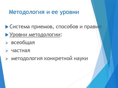 Методологические основы научных исследований презентация онлайн