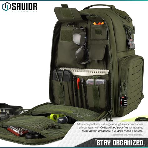 Savior Equipment Mobile Arsenal Sema 19l Tactical Range Bag Backpack Pistol Case