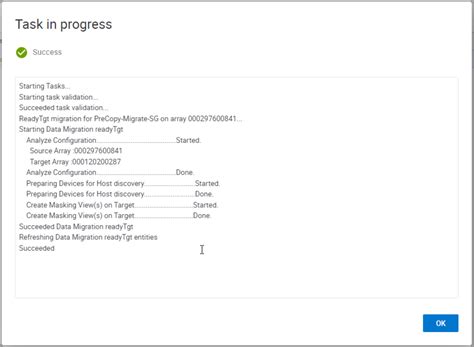 Walkthrough Pre Copy With Metro Based Non Disruptive Migration Dell