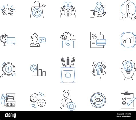 Assessment Management Outline Icons Collection Assessment Management Evaluating Rating