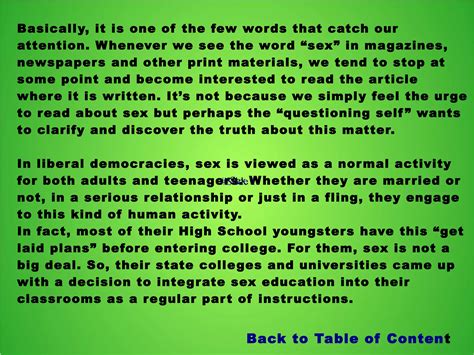 Sex Education Slide Show Libre Office Odp Sex Education Slide Show Libre Office Odp