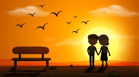 Old Couple Silhouette Vector Images Over 2200