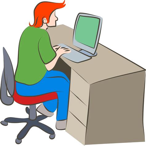 Person Working On Computer Clipart 19 Free Cliparts Download Images On Clipground 2025