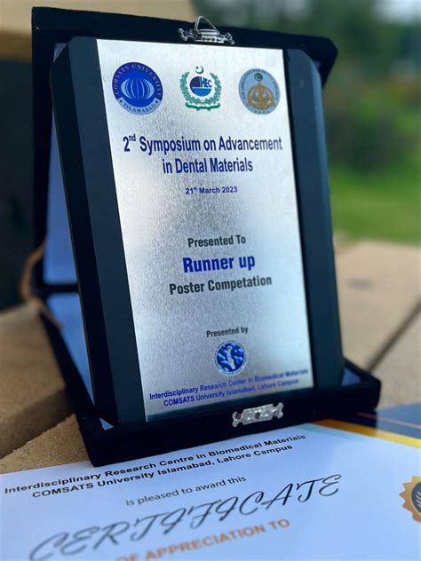 hina khadim on linkedin blessed lahore comsats ircbm posterpresentation