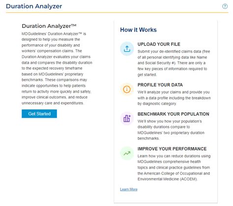 Video Tutorial Using The Duration Analyzer Mdguidelines
