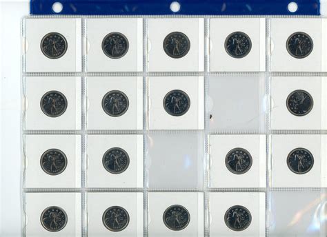 Collection Of 25 Cent Canadian Coins From 1990 92 1994 1996 99 And