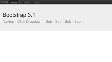 Responsive Sub Sub Menu