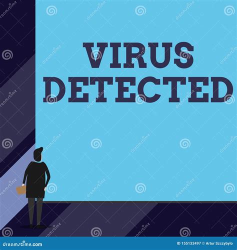 Handwriting Text Virus Detected Concept Meaning A Computer Program Used To Prevent And Remove