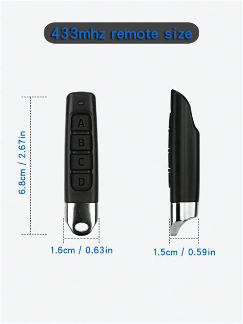 Pcs Mhz Controller Abcd Button Remote Control Copy Cloning Duplicator Car Key Suitable