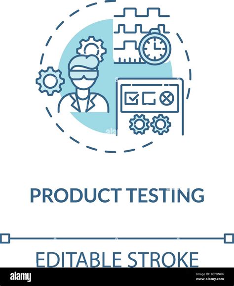 Product Testing Turquoise Concept Icon Professional Business Research